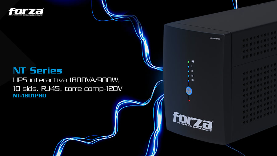 Forza lanza en Colombia las UPS de la serie NT PRO para protección de ...